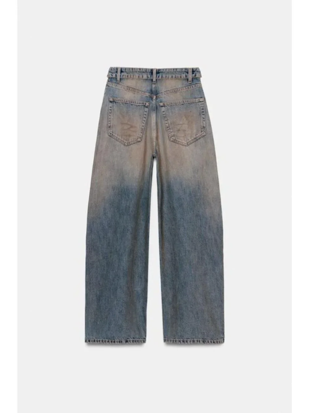 Zara | Jeans | Zara Trf Mid Rise Folded Waist Jeans | Poshmark